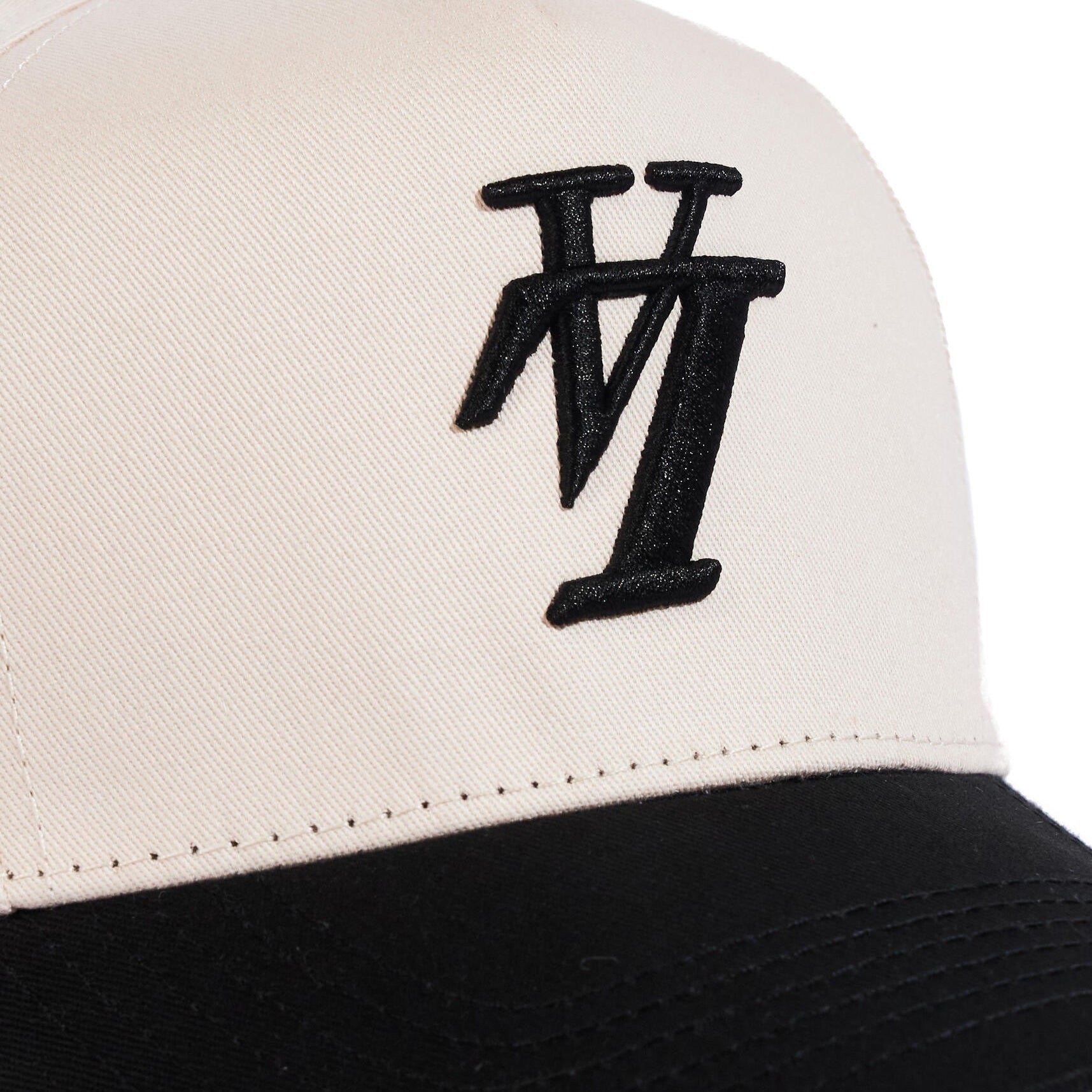 Reference x Capanova LA Upside-Down Snapback - Cream/Black