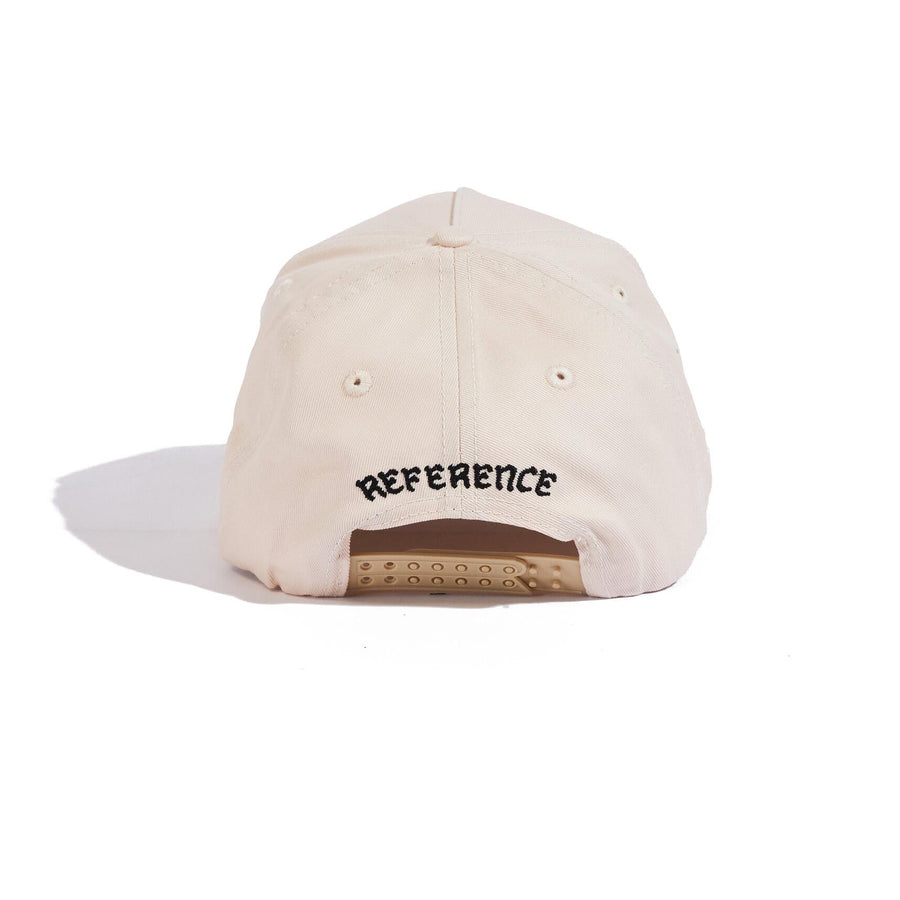 Reference x Capanova LA Upside-Down Snapback - Cream/Black