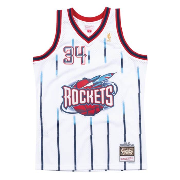 Mitchell & Ness: Hardwood Classic Houston Rockets Jersey (Hakeem Olaju ...